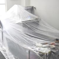 China Green Portable Transparent Chair Furniture Sofa Dust Cover 4mx2.5m Custom Logo for sale