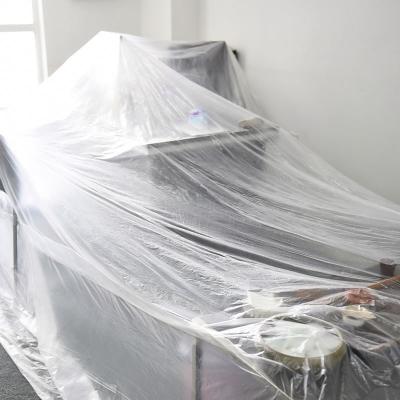 China Green Portable Transparent Chair Furniture Sofa Dust Cover 4mx2.5m Custom Logo for sale