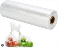 China HDPE Fruit and Vegetable Bags on a Roll 25x35cm 10 Mic Thickness for Grocery Bakery for sale