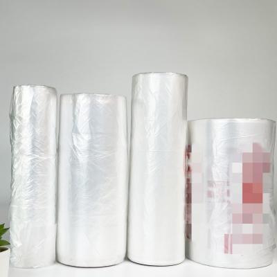 China Beige Produce Bags on a Roll HDPE 8-15kg Capacity for Fruit Vegetable Freezer Storage for sale