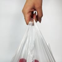 China Beige Produce Bags on a Roll HDPE 8-15kg Capacity for Fruit Vegetable Freezer Storage for sale