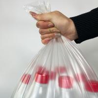 China Beige Produce Bags on a Roll HDPE 8-15kg Capacity for Fruit Vegetable Freezer Storage for sale