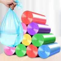 China HDPE LDPE LLDPE Plastic Garbage Bag 5-800 Mic Thickness Strong Durable Custom Size for sale