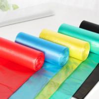 China HDPE LDPE LLDPE Plastic Garbage Bag 5-800 Mic Thickness Strong Durable Custom Size for sale