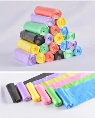 China Custom Offset Printing Plastic Flat Trash Bag Without Drawstring Can Liner 5-80 Mic for sale