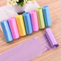 China Custom Offset Printing Plastic Flat Trash Bag Without Drawstring Can Liner 5-80 Mic for sale
