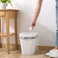 China Customized Material Size Commercial Garbage Bags Square Bottom From Fast Takeaway Plastic for sale