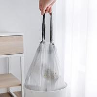 China Custom Fit Tall Kitchen Garden Garbage Packing Plastic Trash Bag in Square Bottom Bag for sale