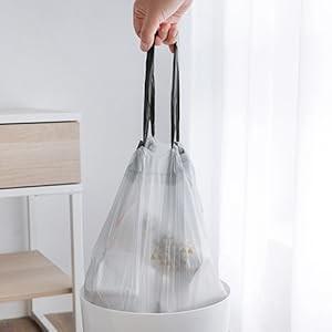China 13 Gallon Biodegradable Garbage Bag on Roll HDPE LDPE LLDPE 5-80 Mic Beige for sale