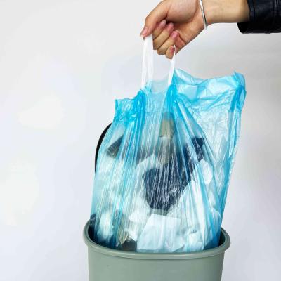 China Wholesale HDPE Drawstring Trash Bags 450x500mm 5-100 Mic Custom Logo for Office Household for sale