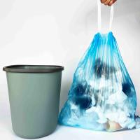 China Wholesale HDPE Drawstring Trash Bags 450x500mm 5-100 Mic Custom Logo for Office Household for sale