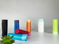China Custom Plastic Bag Roll Packaging Hand Held Pull Rope Drawstring Garbage Bag 450x500mm for sale