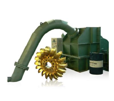 China Vertical 100m Head Pelton Hydro Turbine 50HZ On Gird 5000RPM for sale
