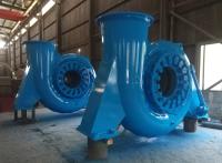 China 2 M3/s Inlet Flow Rate Francis Hydro Turbine with Carbon Steel Q345 Spiral Case for sale