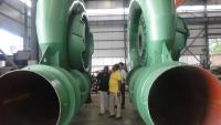 China Horizontal Francis Turbine Francis Hydro Turbine 50HZ with Carbon Steel Q345 for sale