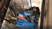 China 350 KW Capacity Water Turbine Vertical Shaft Layout for sale
