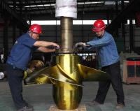 China Water Flow Inlet Guide Vane Turbine Replacement Parts with 9000KW Capacity and 0.96 M Runner Diameter at Affordable for sale