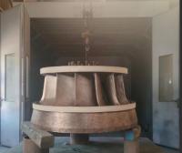 China 100KW Francis Water Turbine With Carbon Steel Spiral Case And Guide Vane for sale