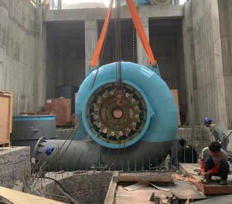 China 50HZ Stainless Steel Francis Hydro Turbine Carbon Steel Q345 Spiral Case for sale