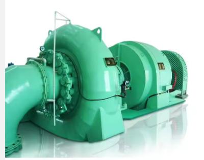 China 1.8 M3/s Outlet Flow Rate Francis Hydro Turbine with 50 M-120m Rated Head and Stainless Steel Guide Vane for sale