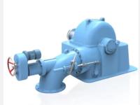 China Minimal Environmental Impact Turgo Impulse Turbine With 1 Bar 10 Bar Inlet Pressure Steel Casting for sale
