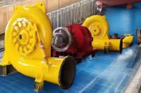 China 500-1500r/min Rated Speed Capacity 50HZ Horizontal Francis Turbine for sale