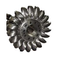 China 600r/min Rated Speed Pelton Hydro Turbine with Inlet Pressure 1-20 Bar Stainless Steel ASTM A473 S41500 Runner Material for sale