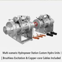 China Customized Hydro Turbine Generator with Brushless Excitation and Copper-core Cables for Hydropower Stations for sale