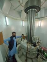 China Stainless Steel 0Cr13Ni14Mo Blades Kaplan Hydro Turbine with Vertical Water Inlet and Water Cooled System for sale