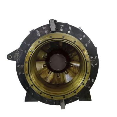 China High Head Water Turbine with Stainless Steel Guide Vane 1400-2200 KW Power Range and Brushless Excitation Control System for sale