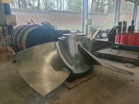 China Kaplan Hydro Turbine with Adjustable Guidevanes and Stainless Steel Blade for 2-50MW Hydraulic Power Generation for sale
