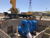 China Actual photo of a 160KW hydroelectric power station in Kazakhstan using a water turbine generator for sale