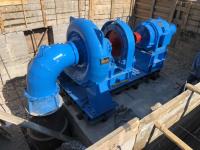 China Actual photo of a 160KW hydroelectric power station in Kazakhstan using a water turbine generator for sale