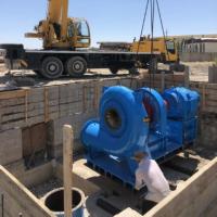 China Actual photo of a 160KW hydroelectric power station in Kazakhstan using a water turbine generator for sale