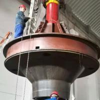 China Vertical Micro Hydro Kaplan Turbine Generator 6000kw Adjustable Blade for sale