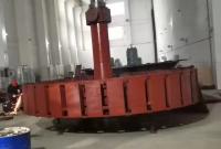 China Vertical Micro Hydro Kaplan Turbine Generator 6000kw Adjustable Blade for sale