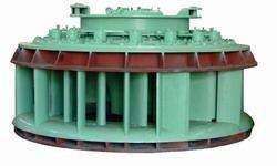 China Static Silicon Brushless Kaplan Vertical Hydro Turbine 1200kw 50m Water Head for sale