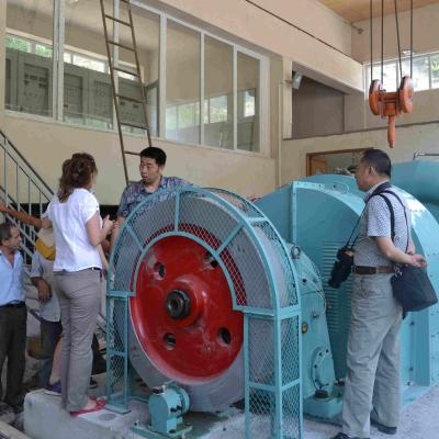 China 500kw Vertical Layout Turgo Water Turbine with Fixed Runner Blade for Small Hydropower Projects for sale