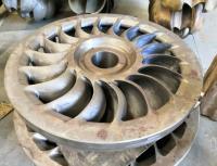 China Stainless Turgo Impulse Wheel Durable For Hydro Generator 1.2M for sale