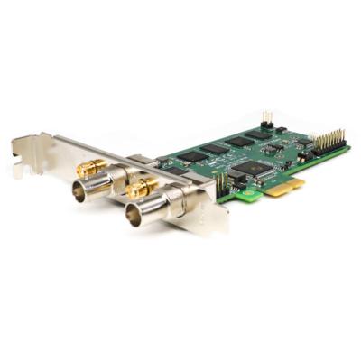 China PCIe 2 Channel HD SDI Video Capture Card 1920x1080P60 H.264 Encoding for PC for sale
