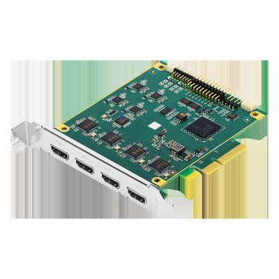China High-Performance Capture Card 4 Channels HDMI Inputs Live Video Streaming 4 4 4 10bit for sale