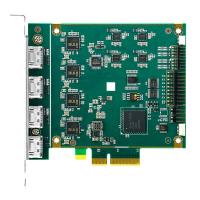 China High-Performance Capture Card 4 Channels HDMI Inputs Live Video Streaming 4 4 4 10bit for sale