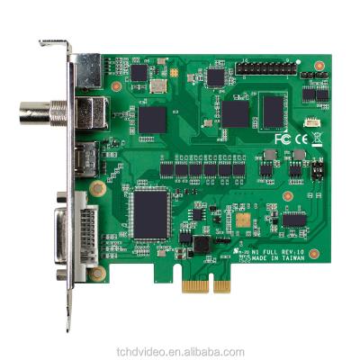 China 1 Channel Video Capture Card SDI DVI CVBS Input 1080P60 PCIE SDK Support for sale