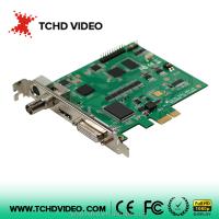 China 1 Channel Video Capture Card SDI DVI CVBS Input 1080P60 PCIE SDK Support for sale