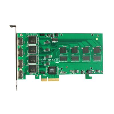 China 4 Channel PCIe 4U HDMI Video Capture Card 1080P60 for Live Streaming and Conference for sale