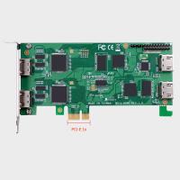 China HDMI PCIe Video Capture Card 2 Input 1080p 60fps Full HD Recording SDK Support for sale