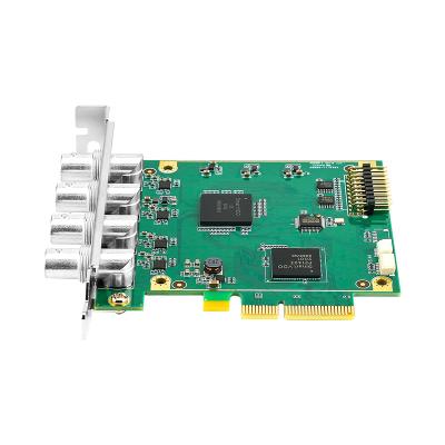 China Webcasting Live Streaming Video with 4 SDI Input PCIe 4U Capture Card and SDK Support for sale