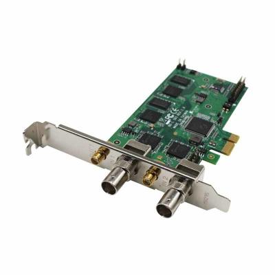 China 2 Channel 3G-SDI Video Capture Card PCIe with Loop Through 1080P60 SDK Support for sale