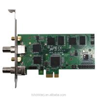 China 2 Channel 3G-SDI Video Capture Card PCIe with Loop Through 1080P60 SDK Support for sale
