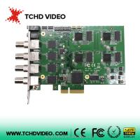 China PCIE 4-Channel 3G-SDI Video Capture Card 1080P60 H264 SDK for Game Streaming for sale